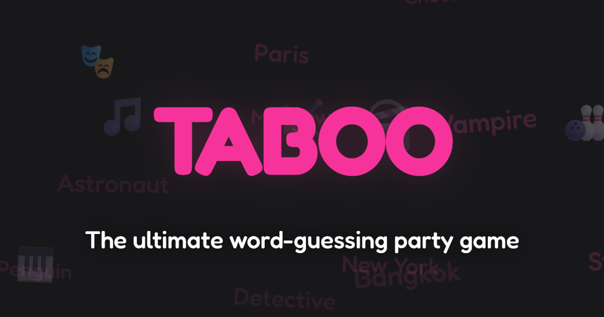 Play Taboo Online - Free Word Guessing Game